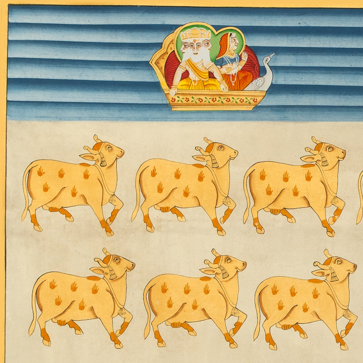 Shri Gokul Chandramaji Gawal Swaroop Handmade Painting For Home Wall D ...